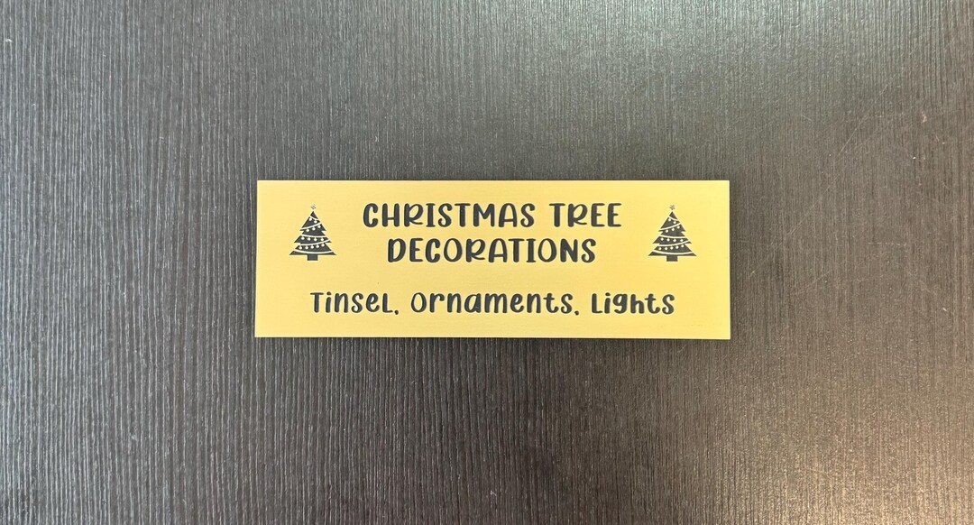 Laser Engraved 6" X 2" Gold Plate W/square Corners and Adhesive Backing ...