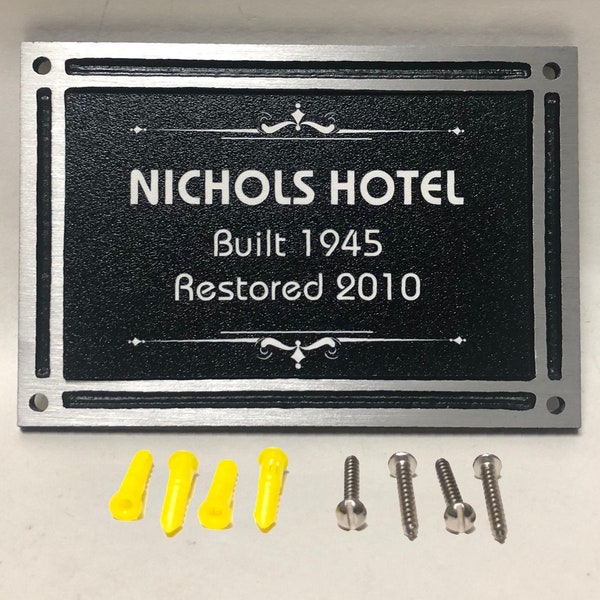 Cast Aluminum Memorial Plaque - Etsy