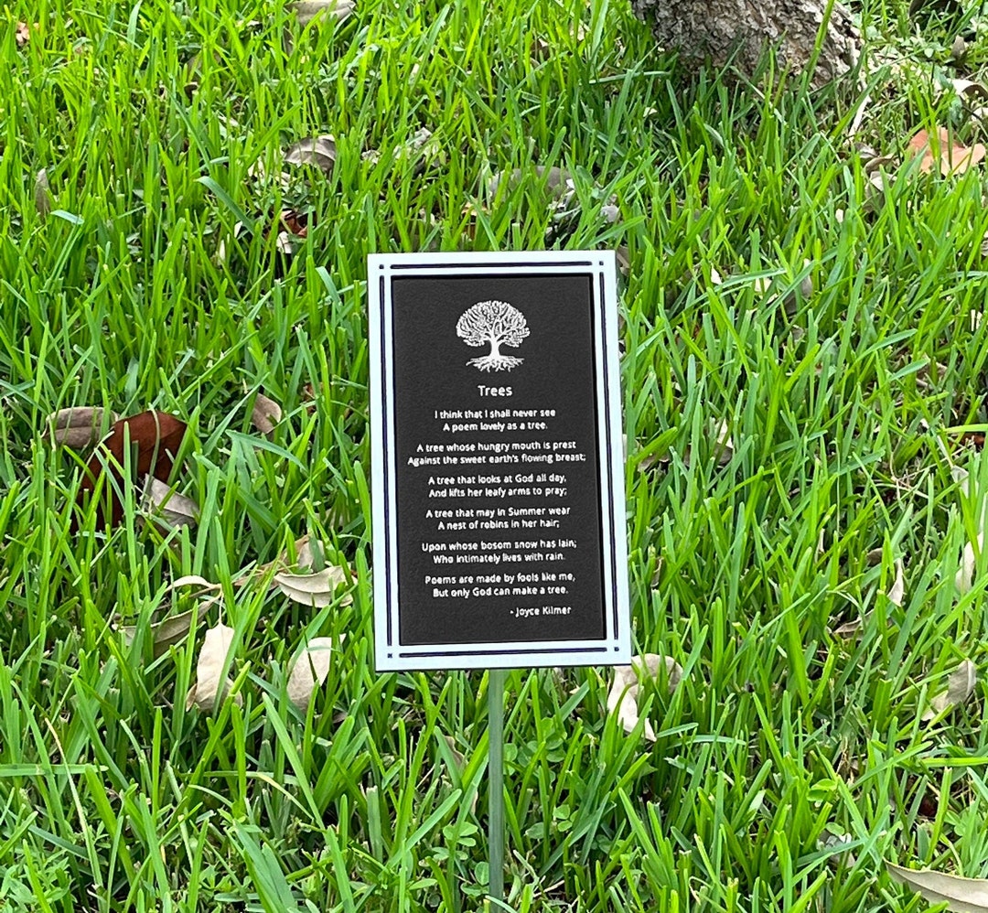 7" X 11" Vertical Outdoor Plaque W/ Stake - Engraved for Memorial ...