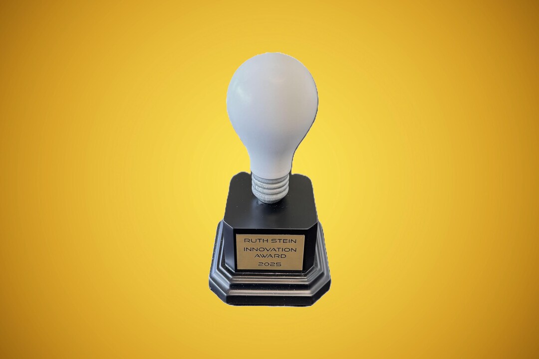 Custom 7" Wooden Light Bulb Trophy ~ Innovation, Illumination, Bright ...