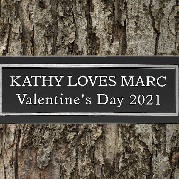 Personalized Outdoor Bench Plaques - Etsy