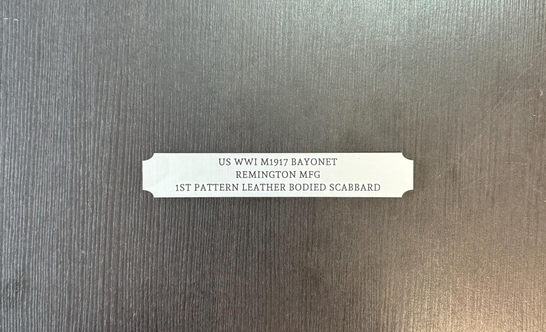 Laser Engraved 6" X 1" Silver Plate W/notched Corners and Adhesive ...