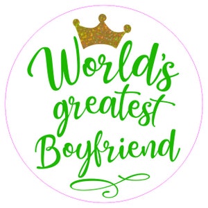 World’s Greatest Boyfriend Trophy – Personalized Gift, Cup Trophy ...