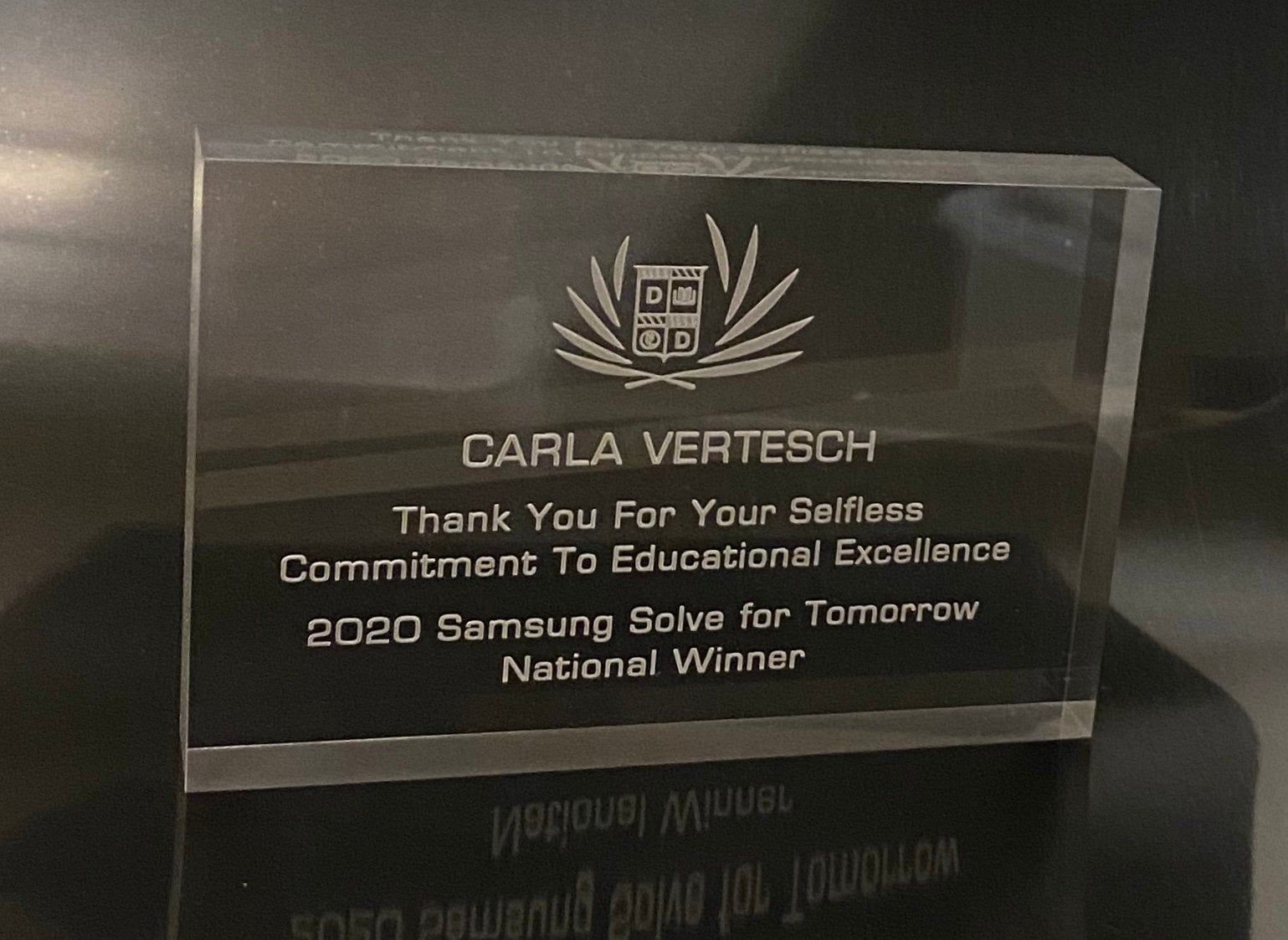 Laser Engraved Acrylic 3 Sizes Customized Award - Etsy