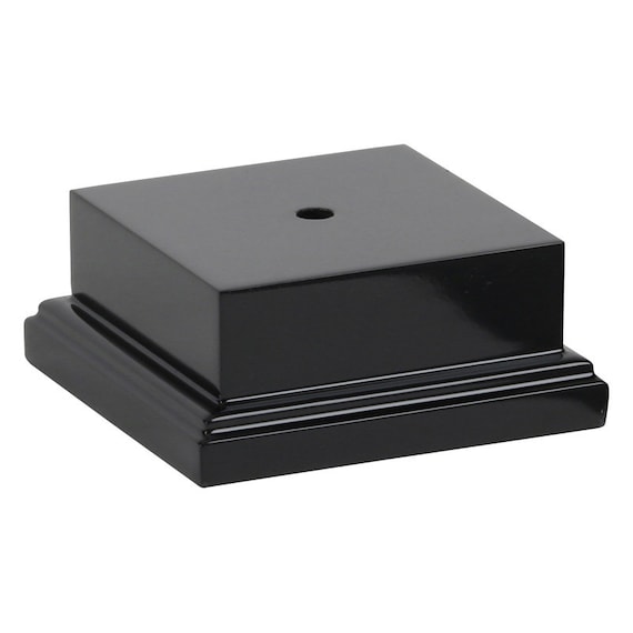 High Gloss Black Wood Base Display 2 H X 4 1/2 W - Etsy