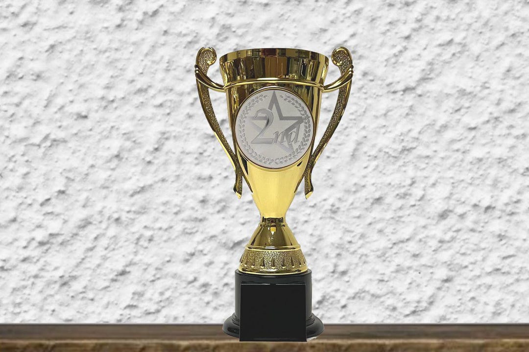Second Place Trophy – Winning Personalized Gift, Cup Trophy, Sports ...