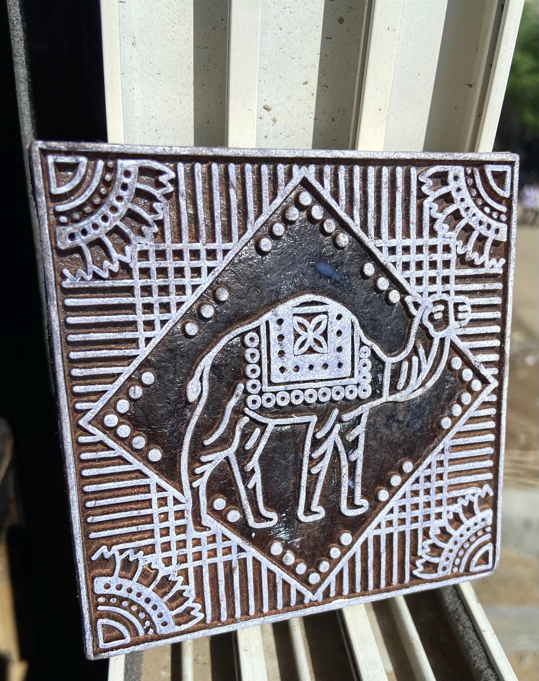Hand Carved Wooden Camel Block Print Stamp: Indian Textile Art - Etsy