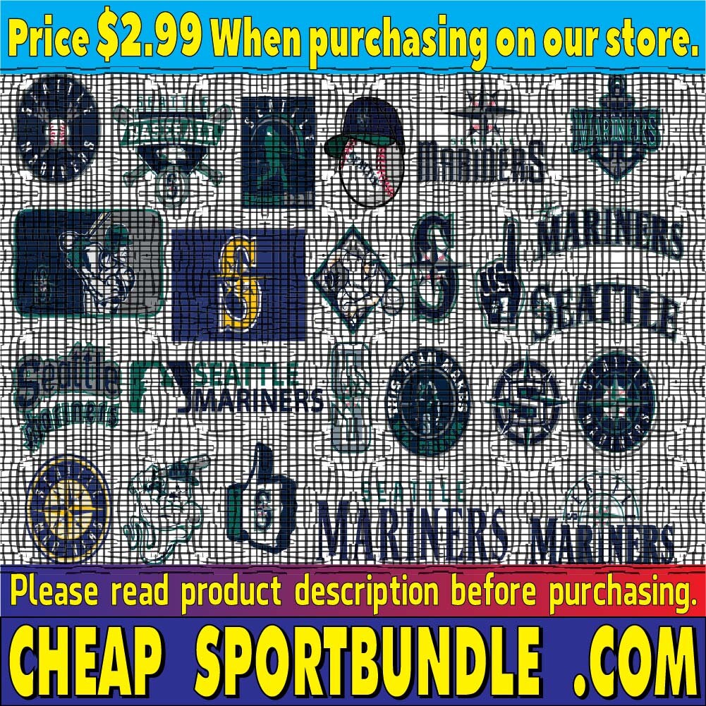 Seattle-mariners Baseball Team Svg, Seattle-mariners Svg, MLB Svg, M L ...