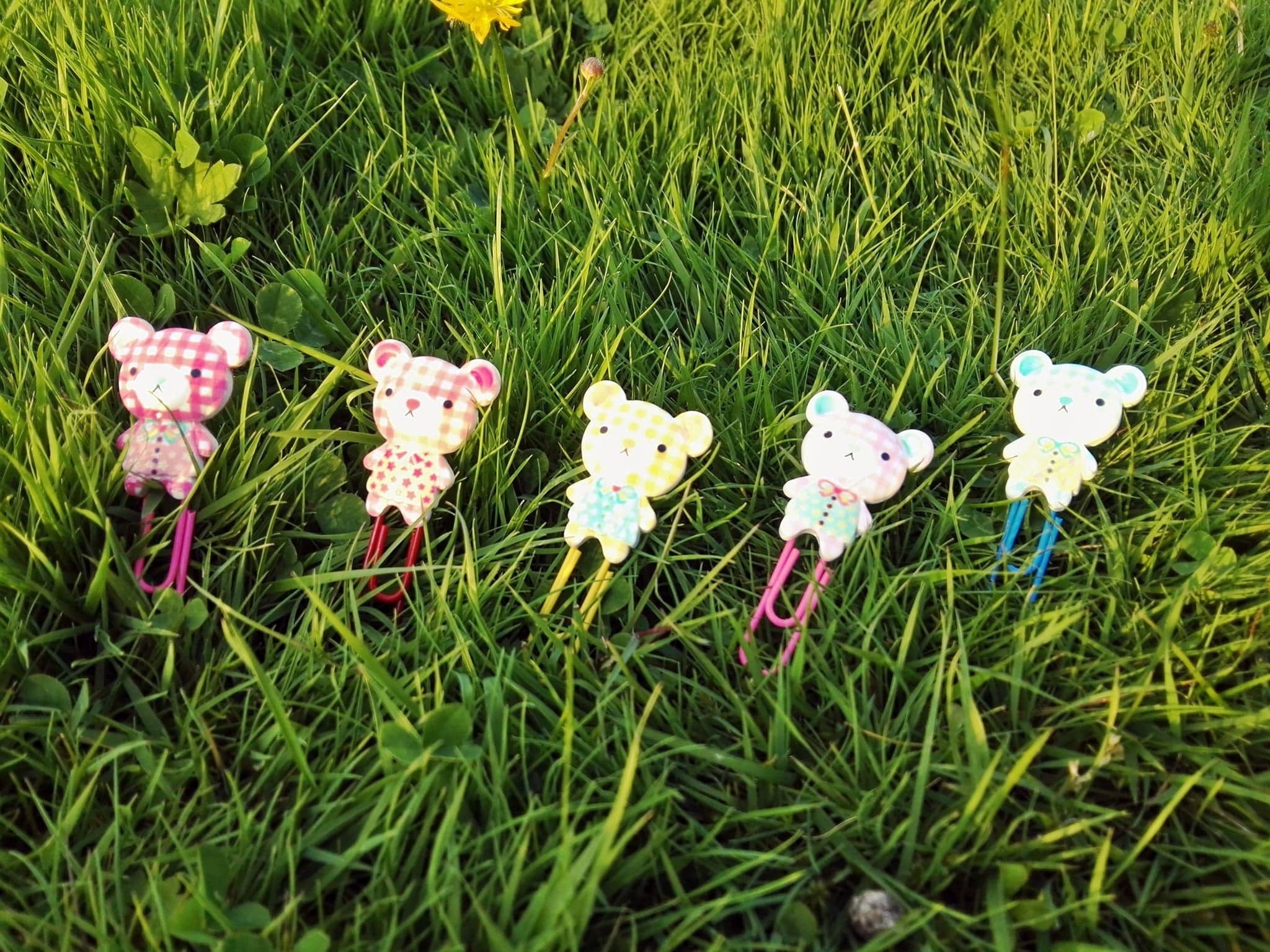 Christmas Gift Tags for Kids Adorable Bear Paper Clip Planner - Etsy