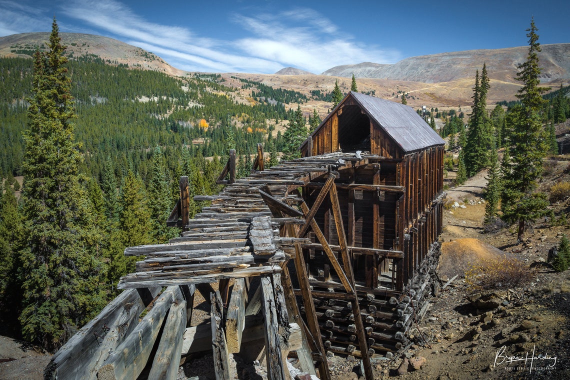 Colorado Photography, Ghost Town Photo, Mining Town, Leadville, Mining ...