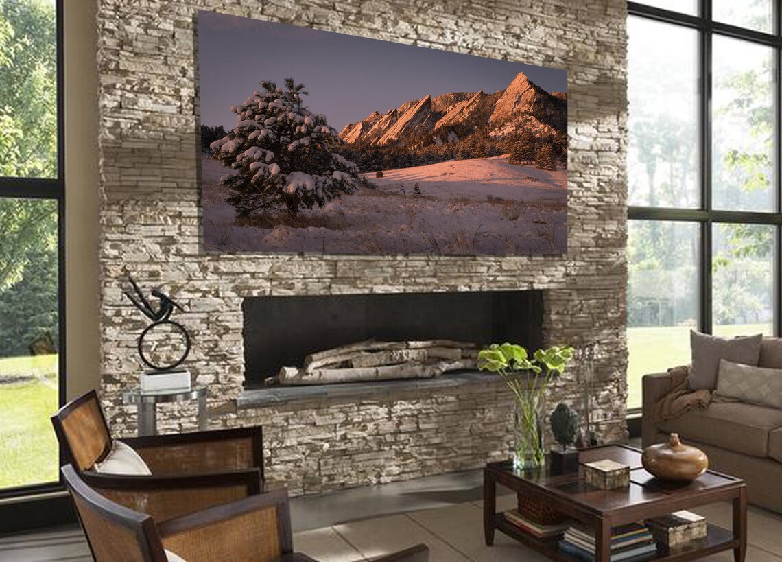Wall Art Home Decor Colorado Art Boulder Flatirons | Etsy