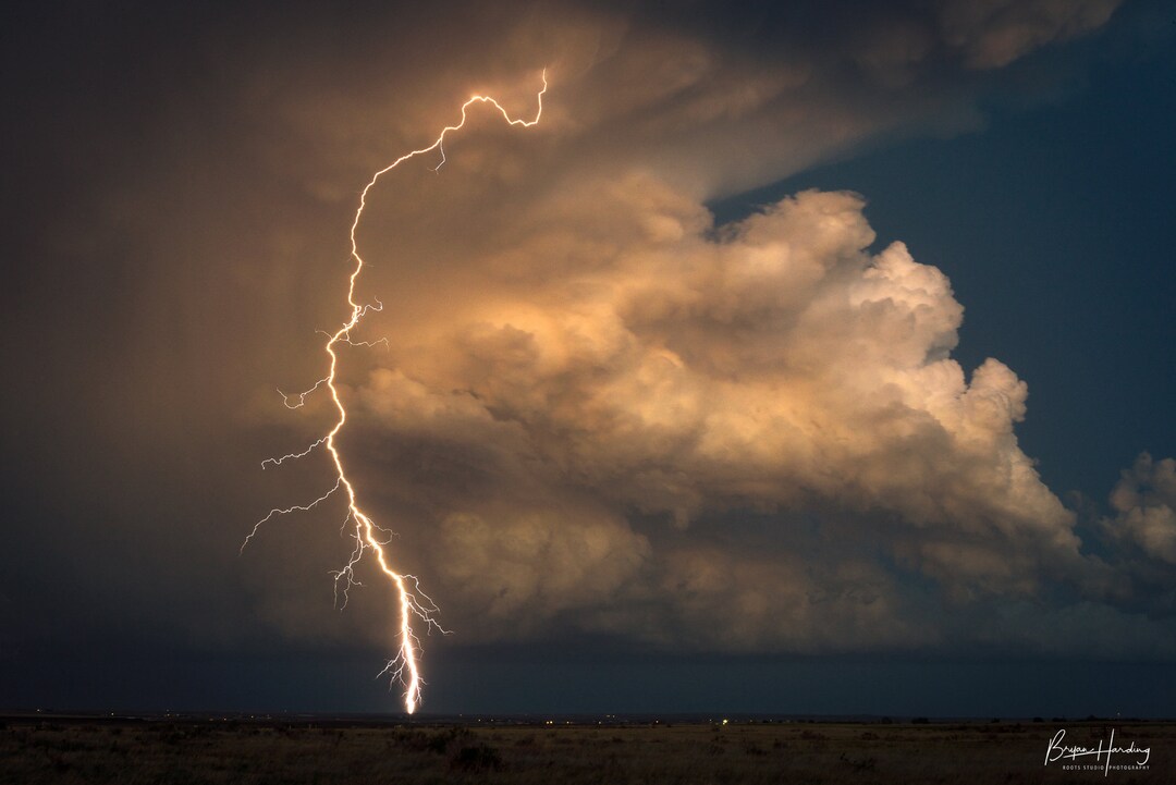 Colorado Lightning Photo Print, Extreme Weather Wall Art - Etsy