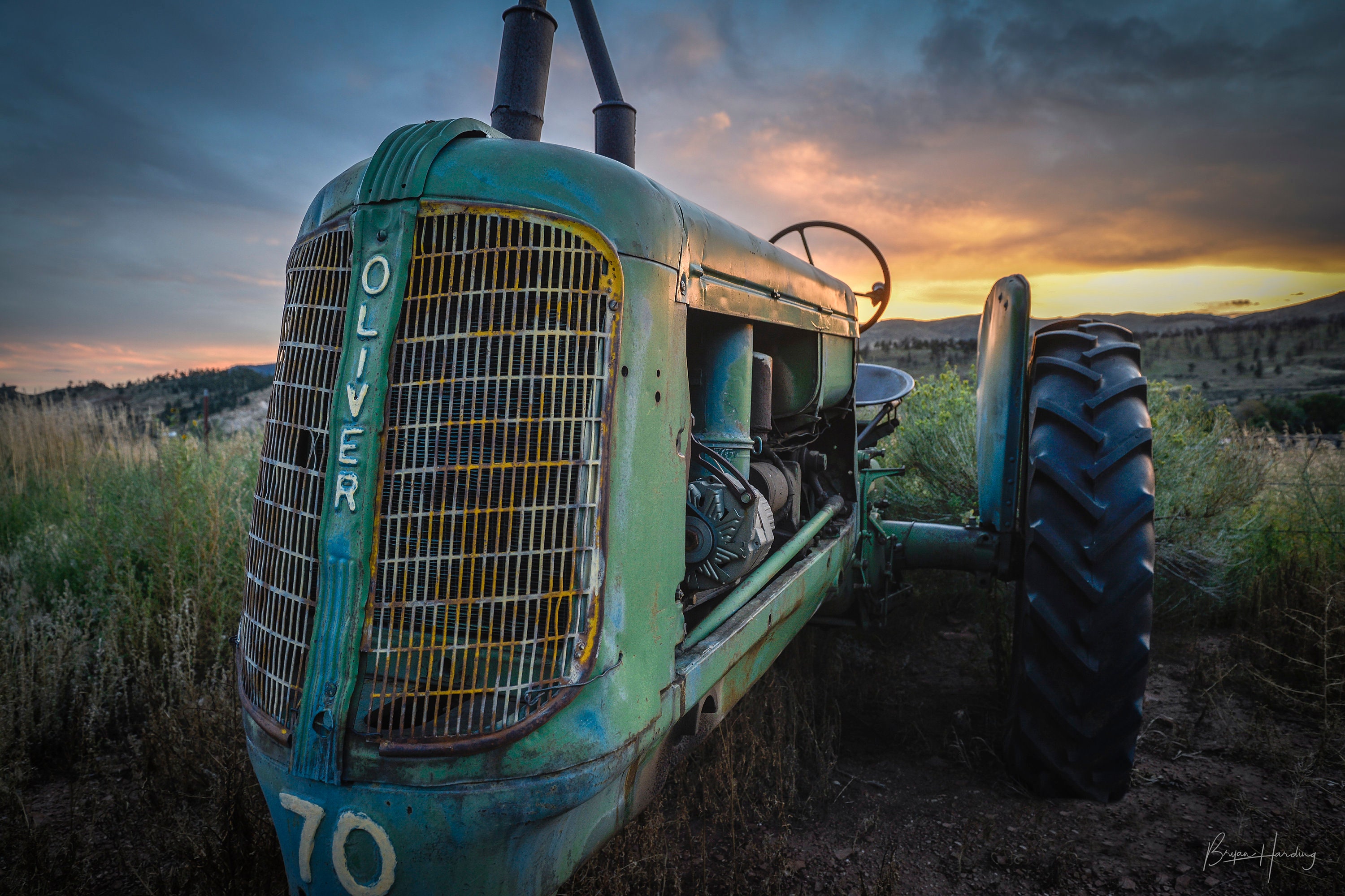 Tractor Photo, Farm Equipment, Farm Art, Farmhouse, Ranching, Farming ...