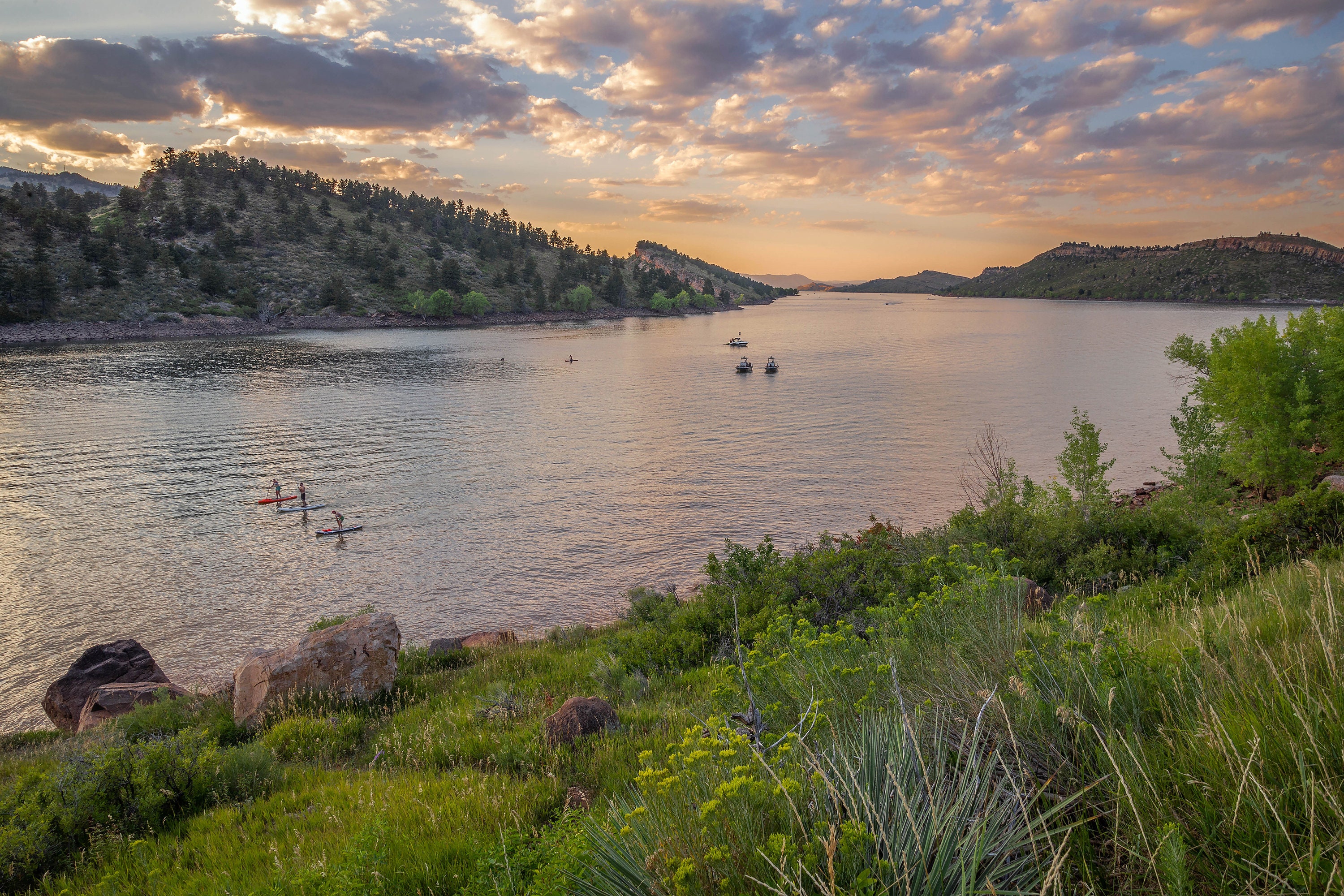 Horsetooth Reservoir Horsetooth Lake Boating Photo Fishing - Etsy