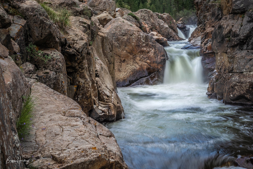 Poudre Falls, Poudre River, Poudre Canyon, Fort Collins, Front Range ...