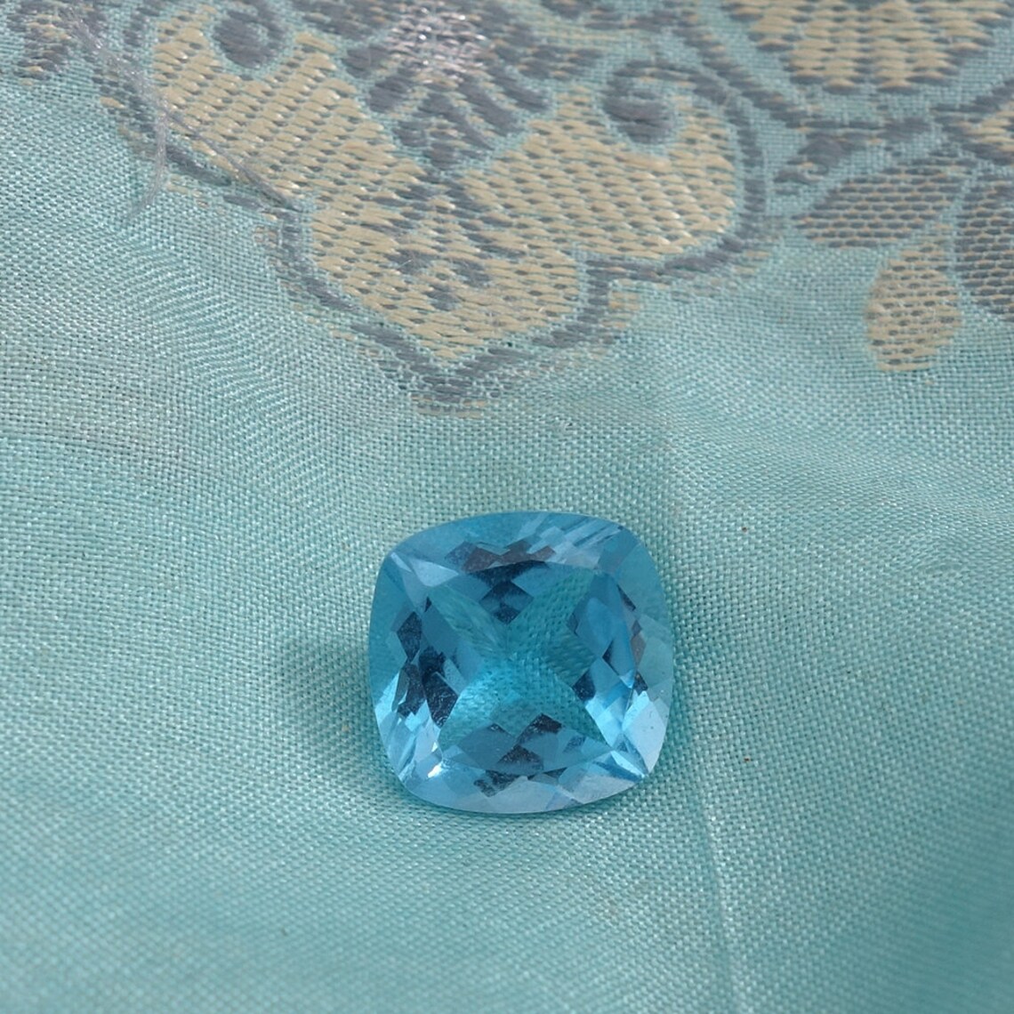 Blue Topaz Stone Blue Topaz Gemstone Swiss Blue Topaz Real Blue Topaz ...