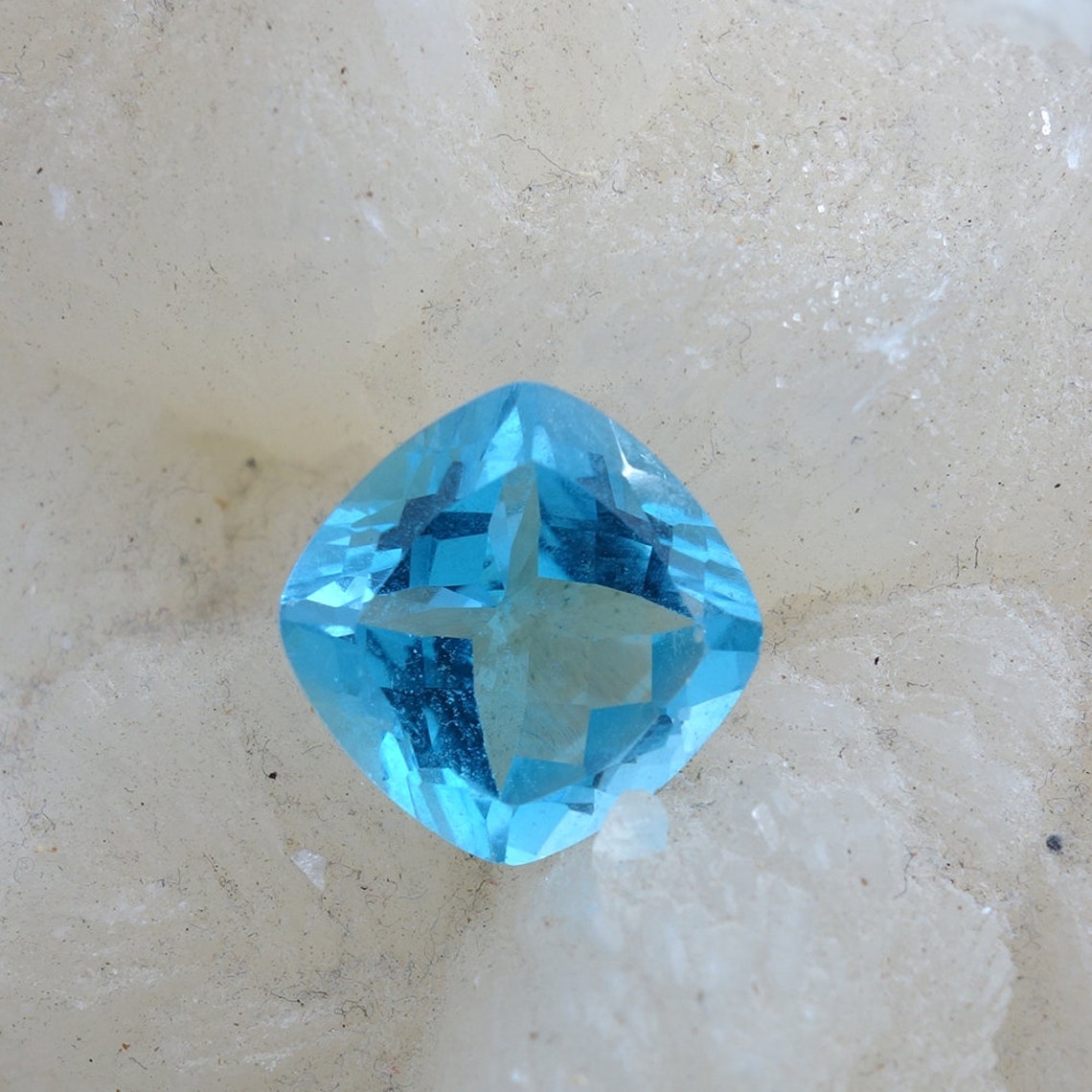 Blue Topaz Stone Blue Topaz Gemstone Swiss Blue Topaz Real Blue Topaz ...