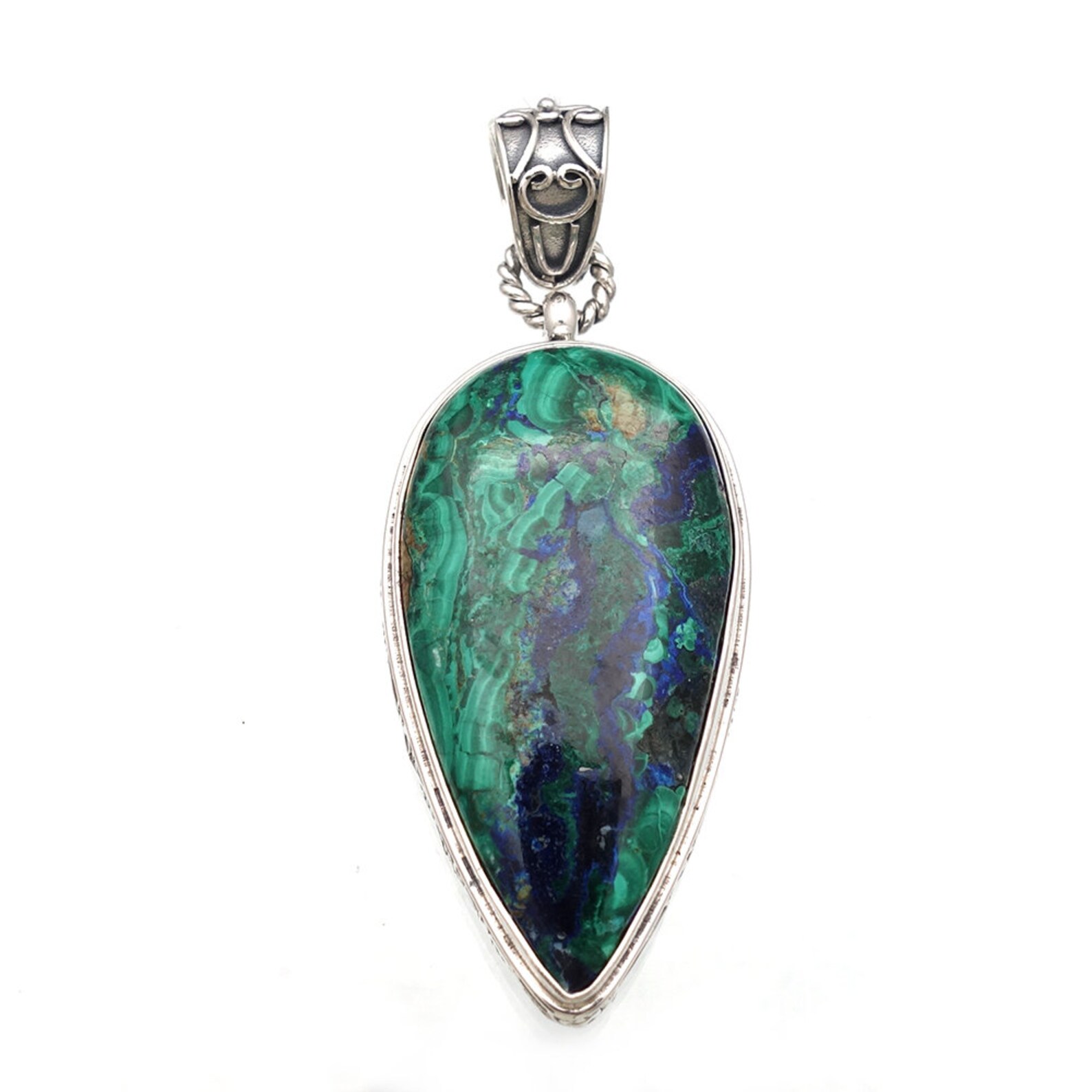 Azurite Pendant Real Azurite Gemstone Pendant Azurite Necklace Azurite ...