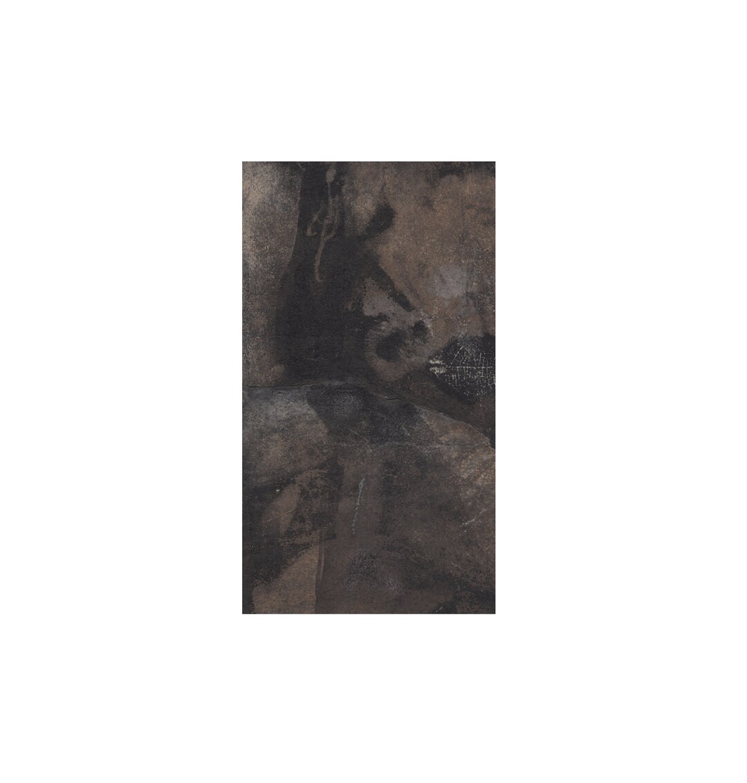Original Monotype Landscape , Printmaking , Mixed Media Wall Art, Dark ...
