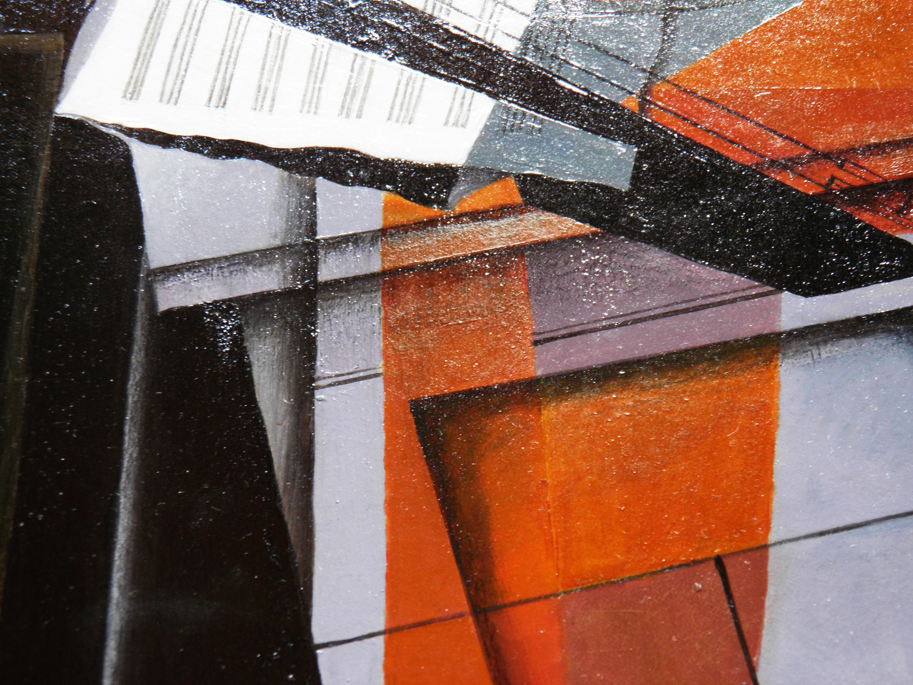 Cubism Wall Art, Recreated Painting, Spanish Cubist Artist Handmade ...