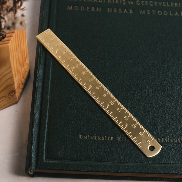 Metal Ruler - Etsy