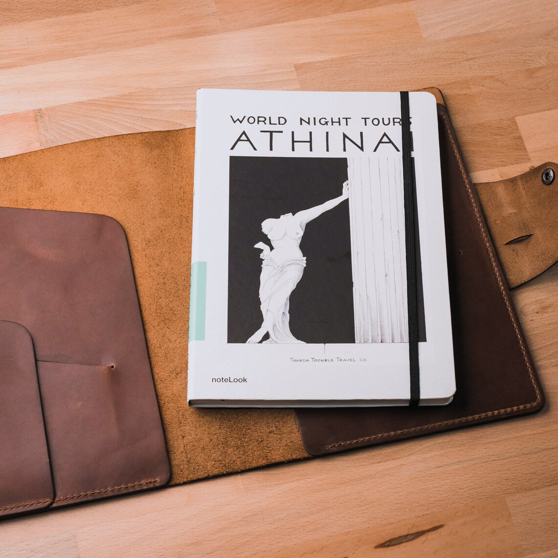 Leather B5 Notebook Cover / B5 Planner Cover / Personalized | Etsy