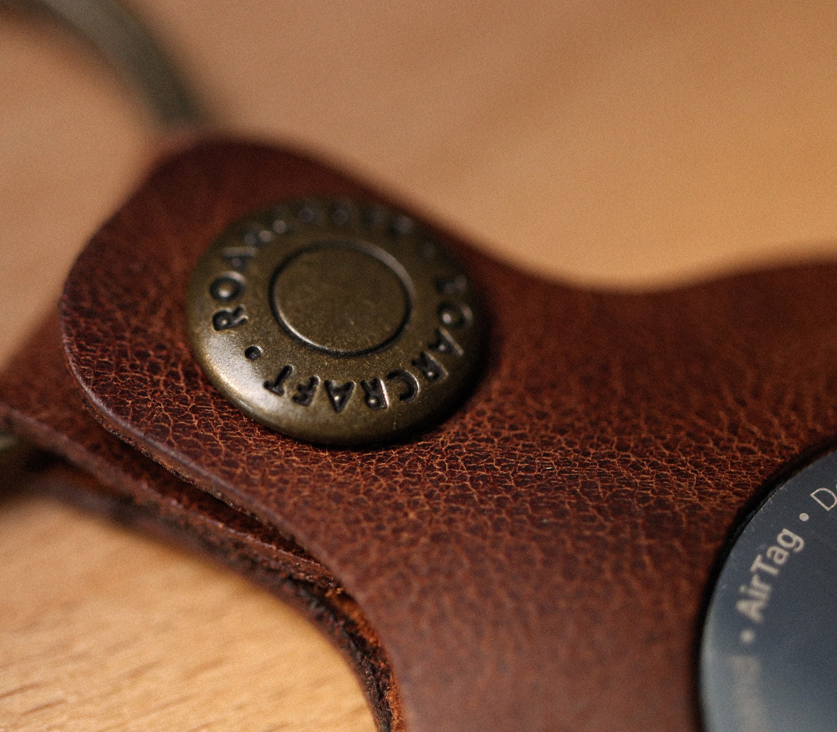 Leather Airtag Case Handmade Apple Airtag Leather Key Fob - Etsy