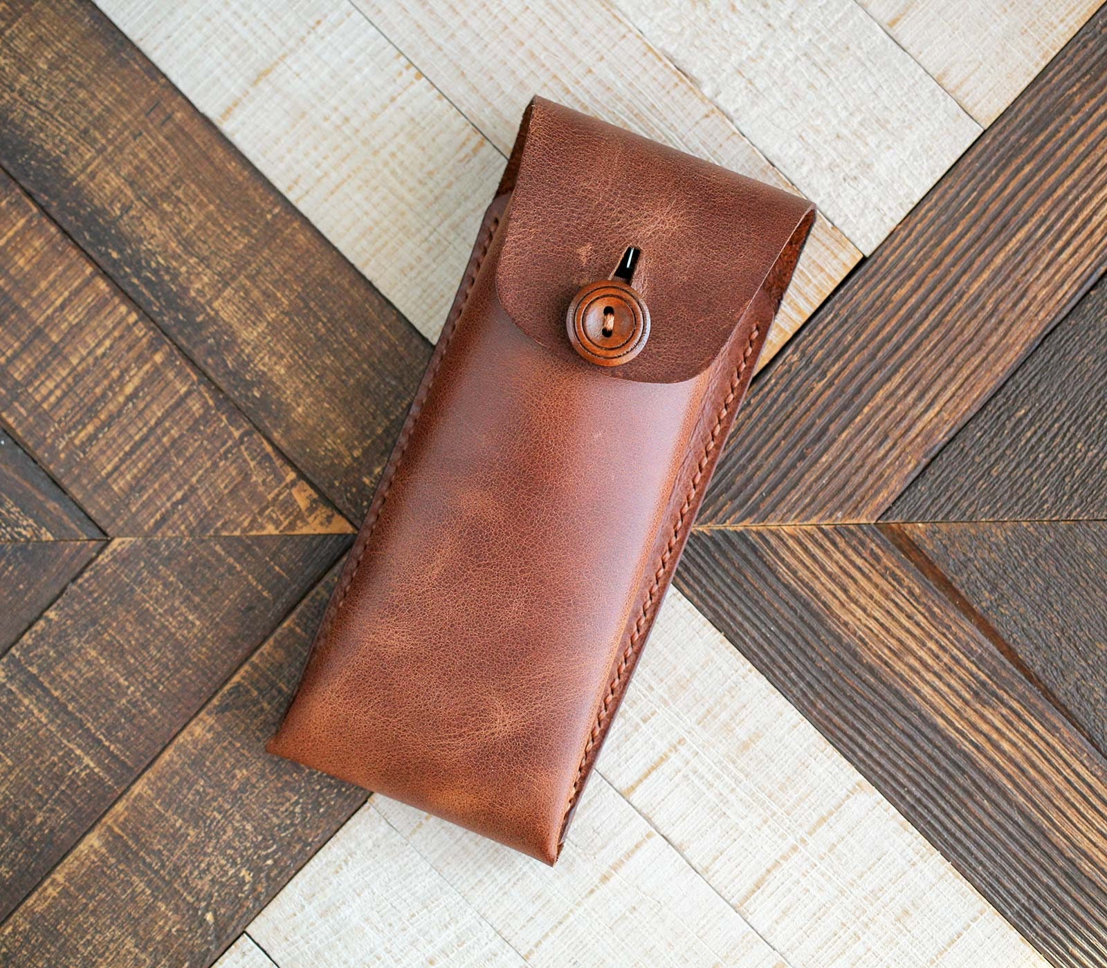 Leather Watch Pouch / Watch Storage / Handmade Leather Watch | Etsy