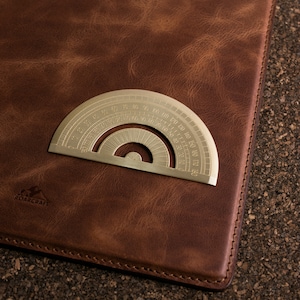 Brass Protractor / Gold Metal Measuring Tool / Brass Ruler / Drawing ...