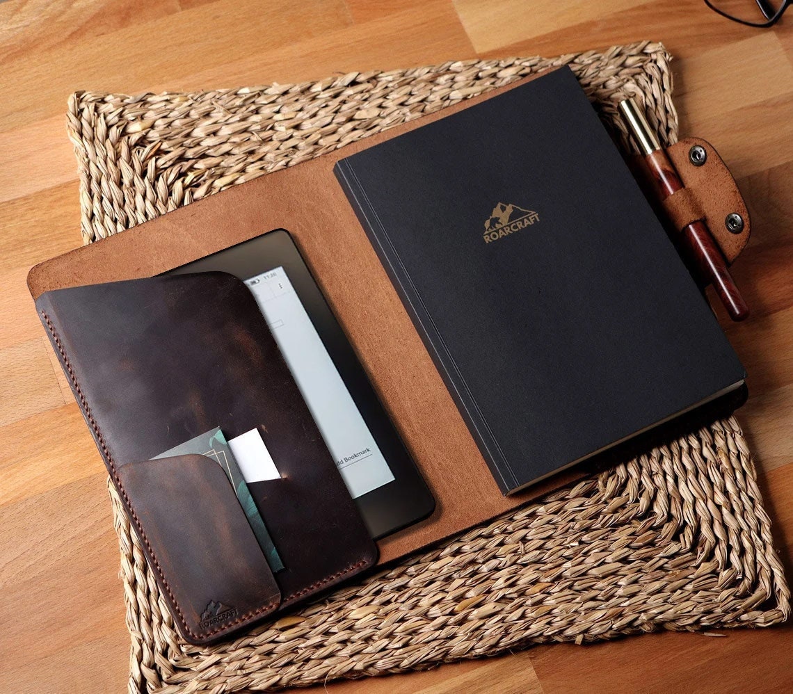 Kindle Scribe 2022 Case / Leather Digital Notebook Cover / - Etsy Australia