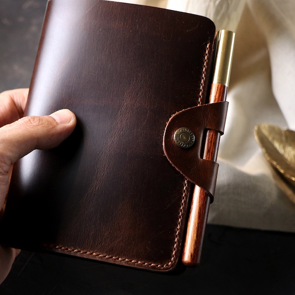 Leather Notebook - Etsy