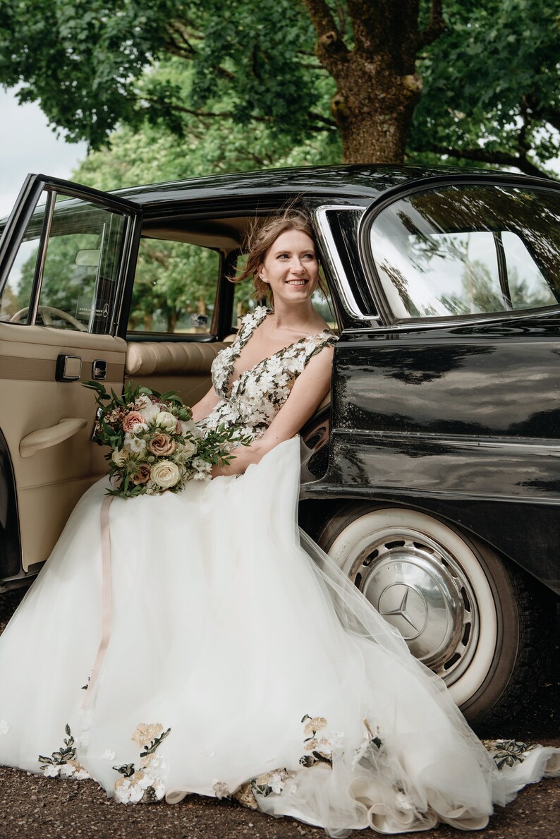 Forest Style Wedding Dress - Etsy