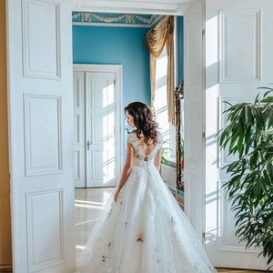 Floral Princess Dress Inga Ezergale Design Rose Collection. - Etsy