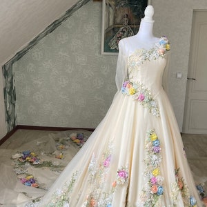 Princess Fairytale Rose Dress Inga Ezergale Design - Etsy