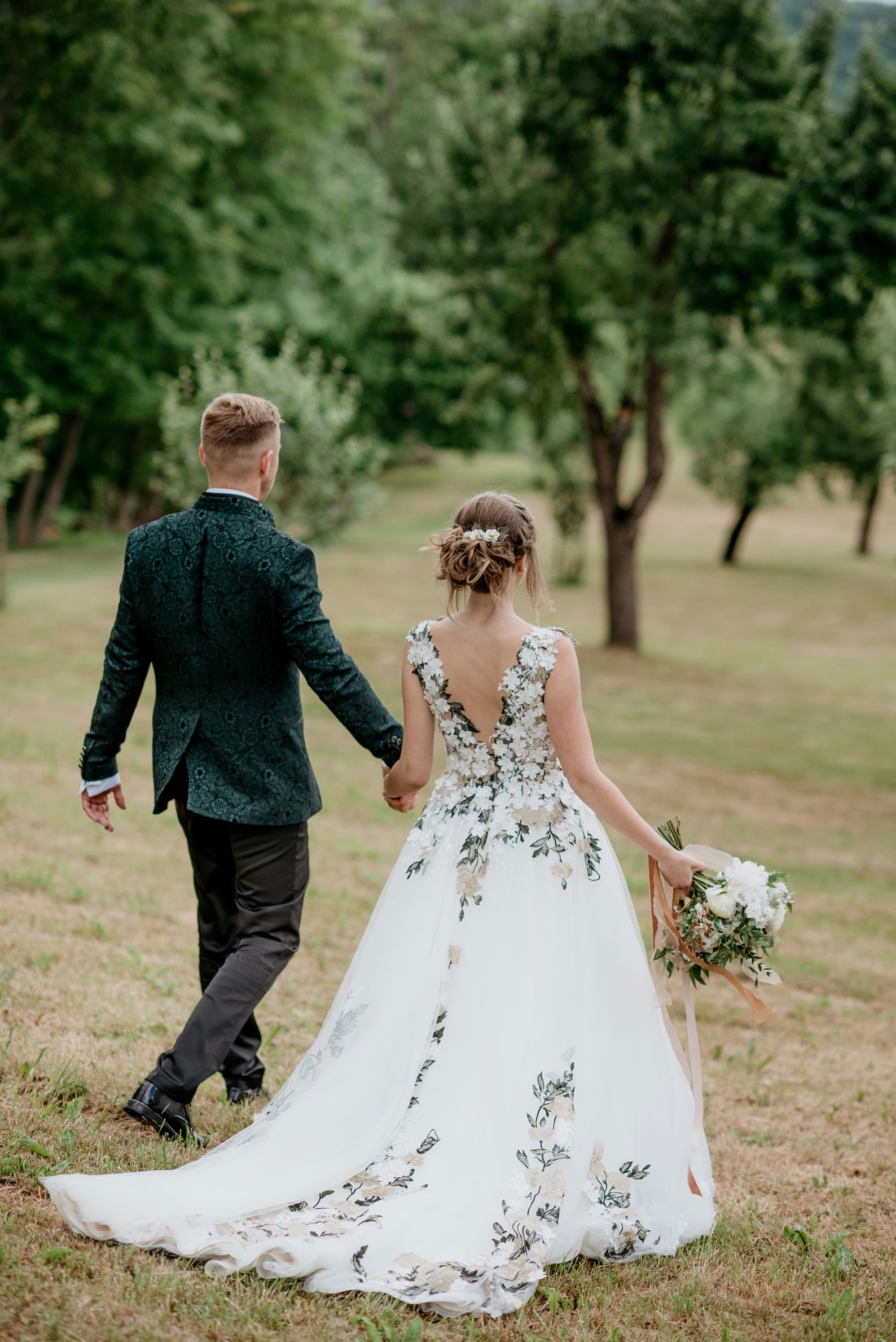 Forest Style Wedding Dress - Etsy