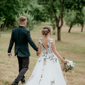 Forest Style Wedding Dress - Etsy