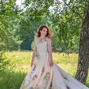 Princess Fairytale Rose Dress Inga Ezergale Design - Etsy