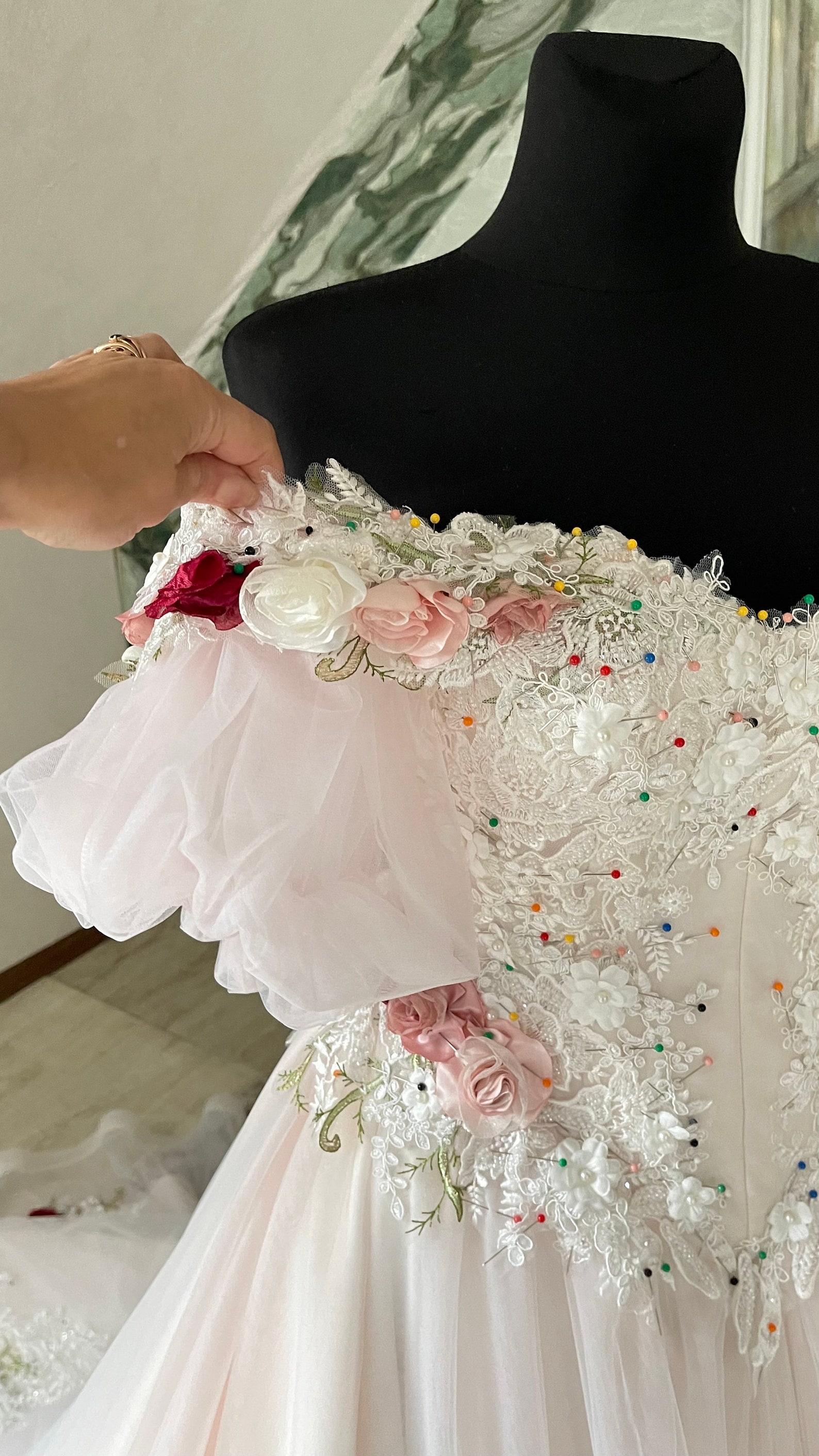 Unique Fairytale Dreem Wedding Dress Inga Ezergale Design Rose ...