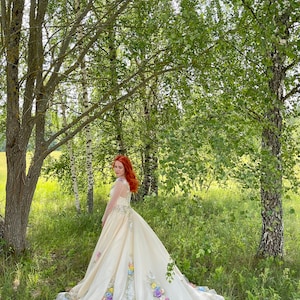 Princess Fairytale Rose Dress Inga Ezergale Design - Etsy