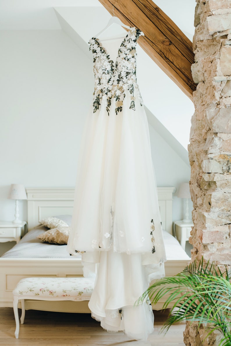 Forest Style Wedding Dress - Etsy