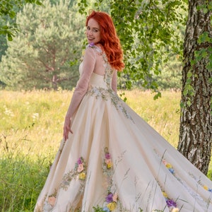 Princess Fairytale Rose Dress Inga Ezergale Design - Etsy