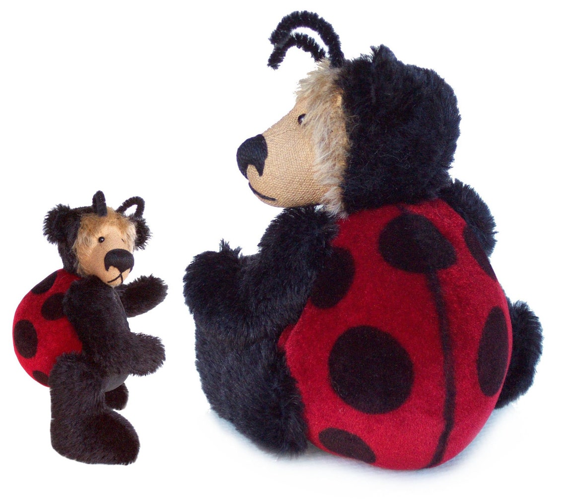 LADYBUG — PDF Pattern for 18 Cm (7") Fully Jointed Teddy Bear — by Ilza ...