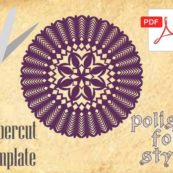 Papercut Pattern - Etsy