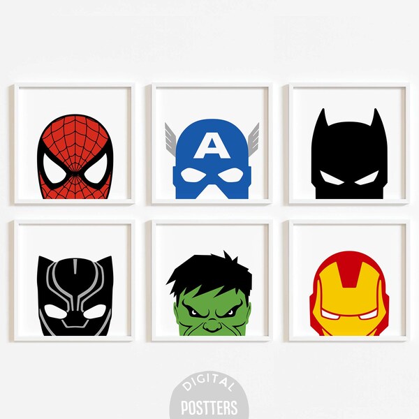Superhero Bedroom - Etsy
