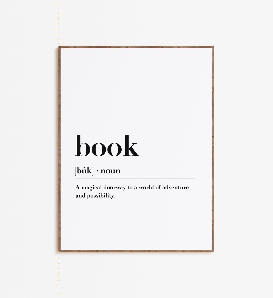 Book Definition Print Book Print Book Lovers Gift Book Art - Etsy