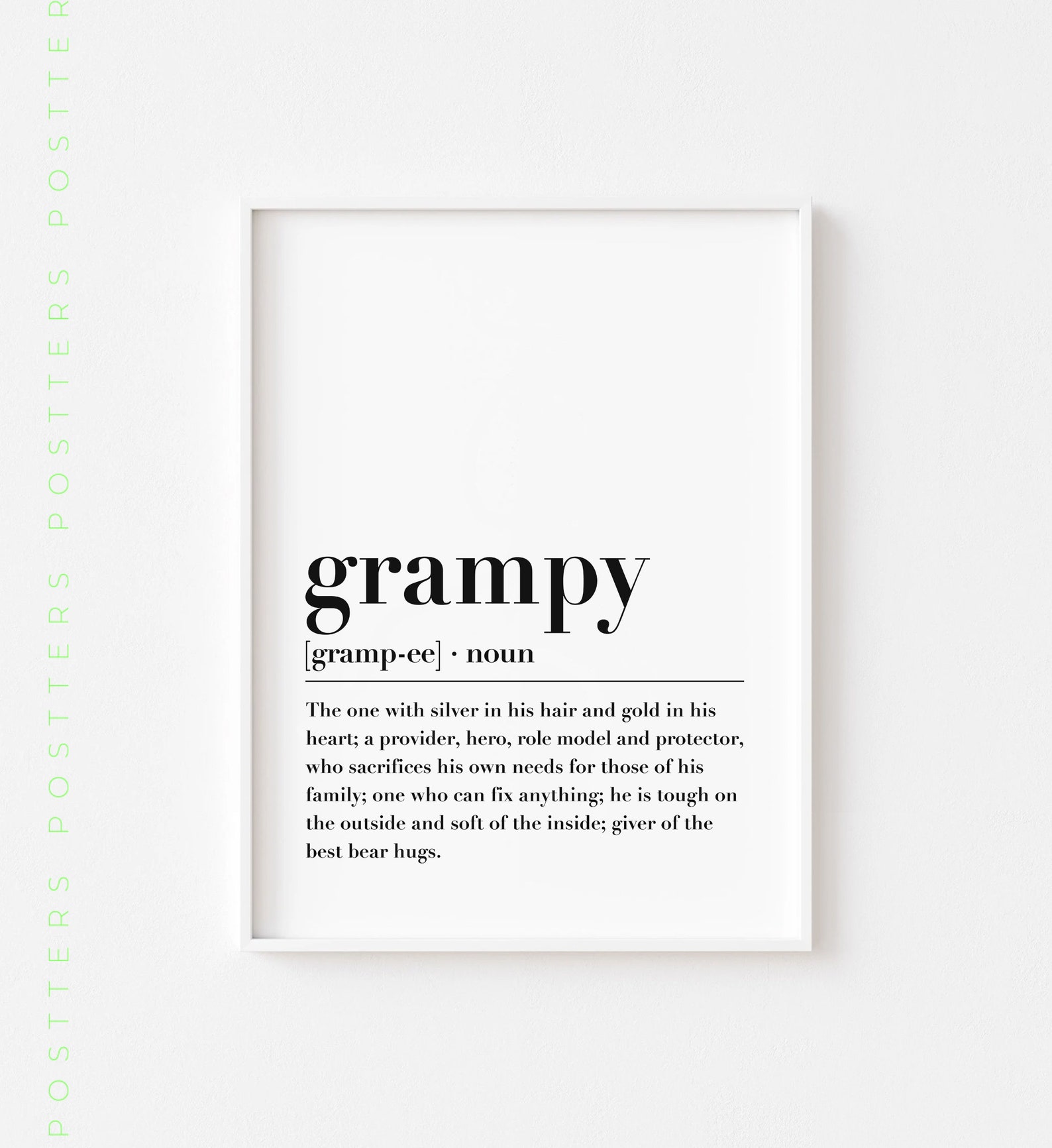 Grampy Definition Print Grampy Gift Family Prints Printable - Etsy
