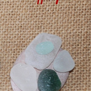 Pebble & Sea Glass Balancing Sculpture Genuine Sea Glass Cairn, Zen ...