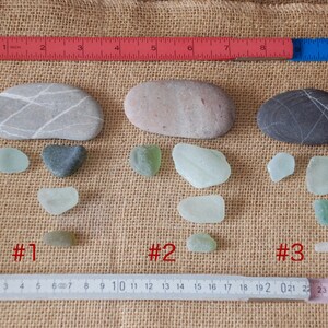 Pebble & Sea Glass Balancing Sculpture Genuine Sea Glass Cairn, Zen ...