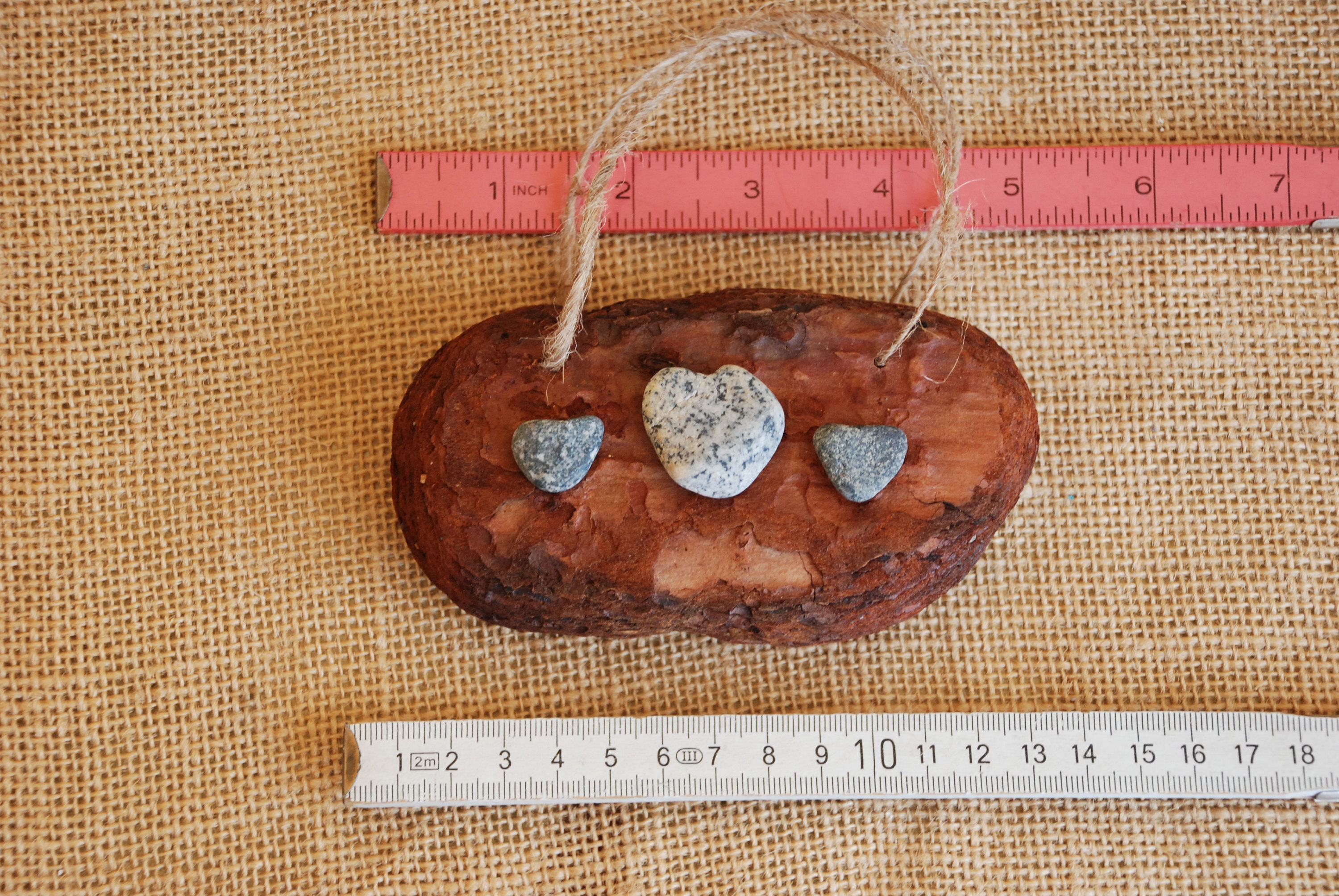 Driftwood Heart Stone Wall Hanging From Cyprus Handmade Wall - Etsy