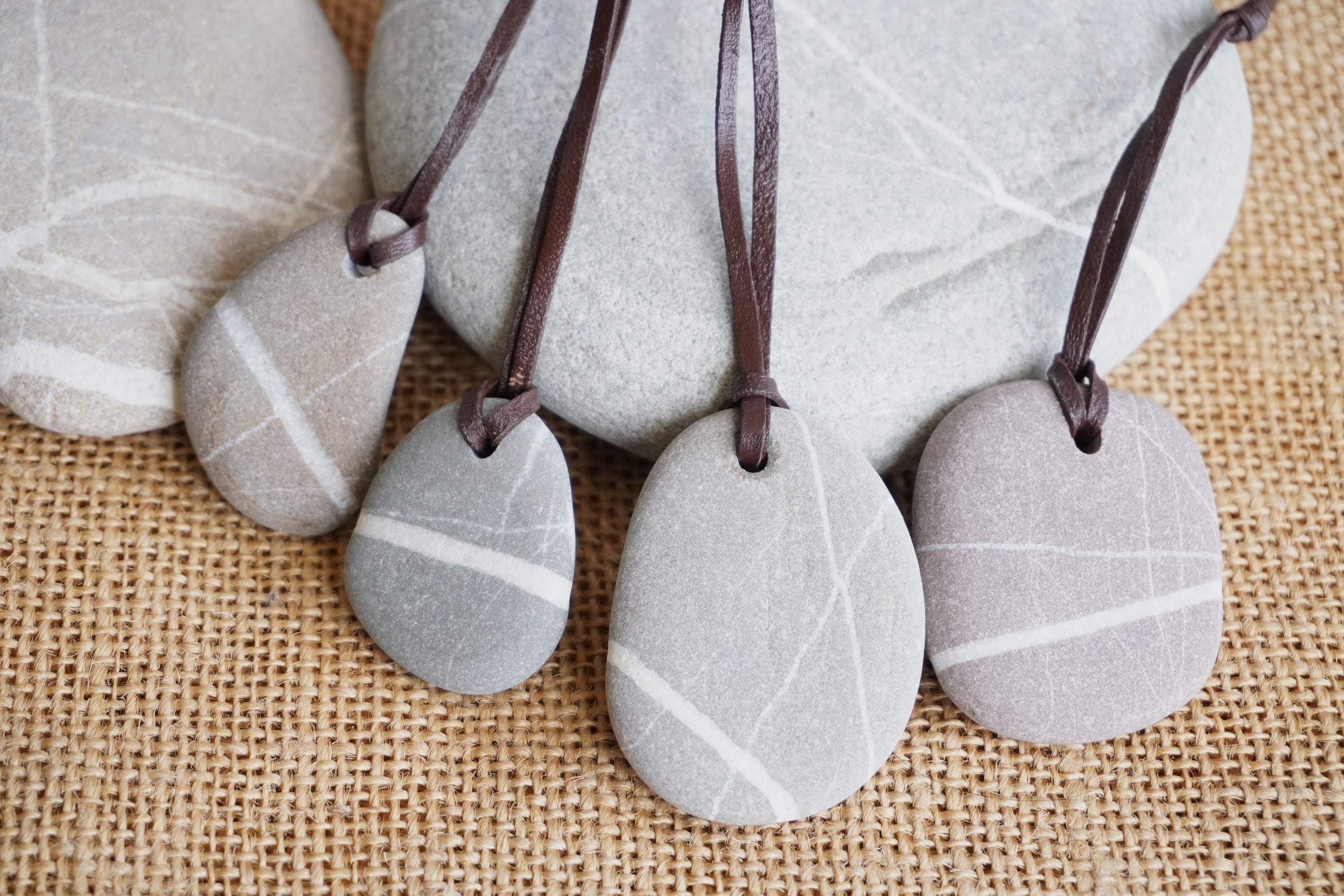 Lucky Stone Keychain Stripe Stone Key Ring Eco Friendly - Etsy Australia